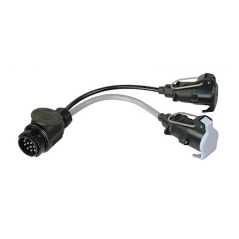 Conversion Lead 13 Pin Euro To 7 Pin N S Type Plugs 12V Secure conversion-lead-13-pin-euro-to-7-pin-n-s-type-plugs-12v-secure